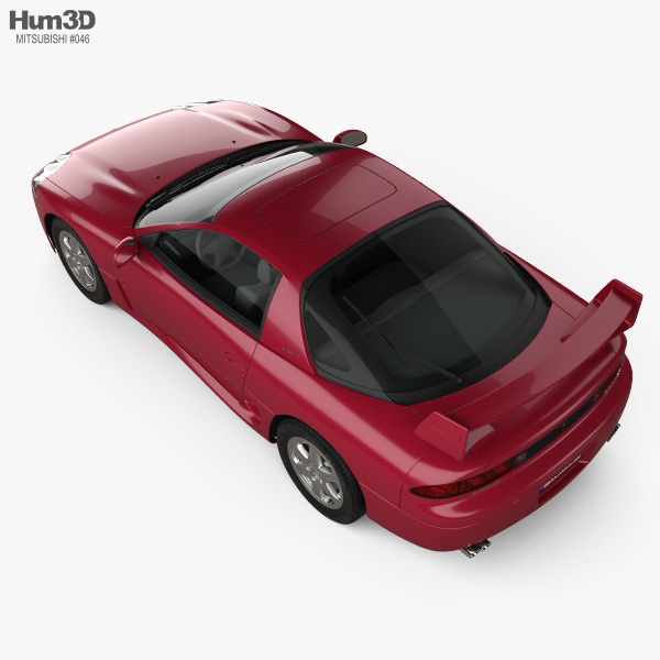 Mitsubishi 3000GT 2001 3D model - Download Sports car on 3DModels.org