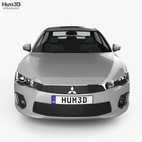 Mitsubishi Lancer GT 2019 3D model - Download Sedan on 3DModels.org