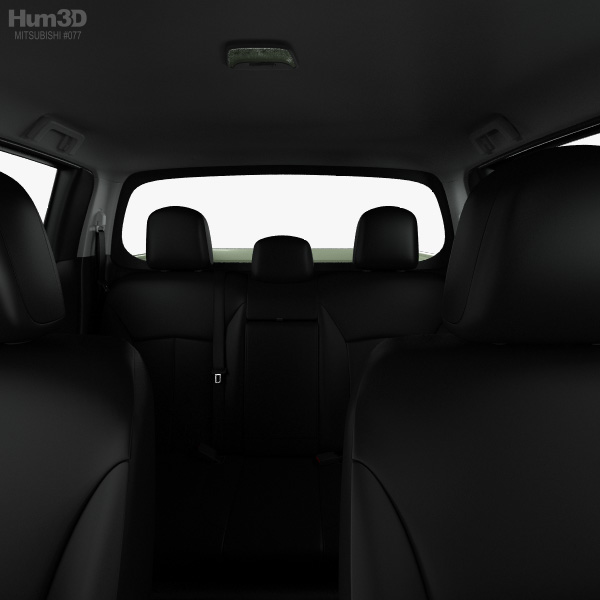 Mitsubishi Triton Double Cab with HQ interior 2018 3D model - Download ...