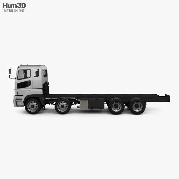 Mitsubishi Fuso Heavy Chassis Truck 2020 3D model - Download Truck on ...