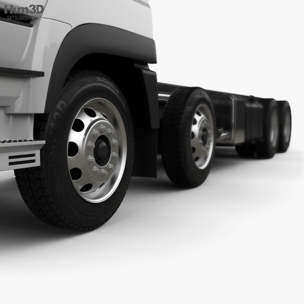 Mitsubishi Fuso Heavy Chassis Truck 2020 3D model - Download Truck on ...