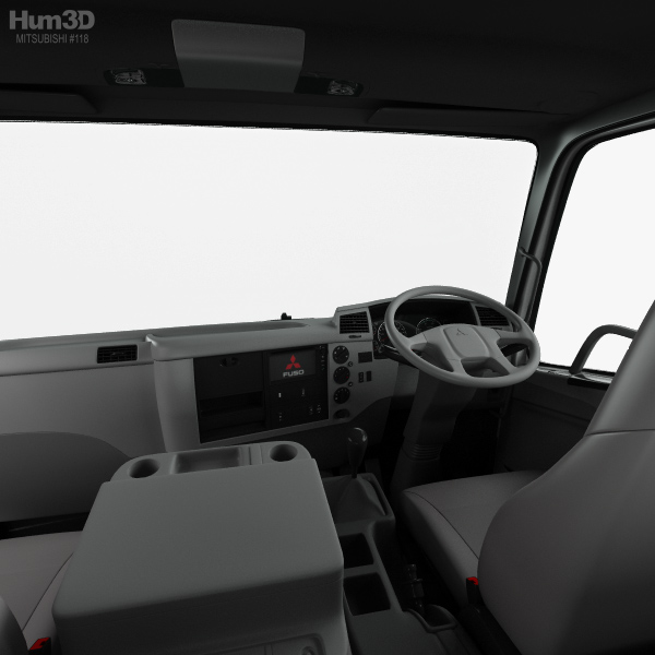 Mitsubishi Fuso Fighter (1024) Chassis Truck with HQ interior 2020 3D ...