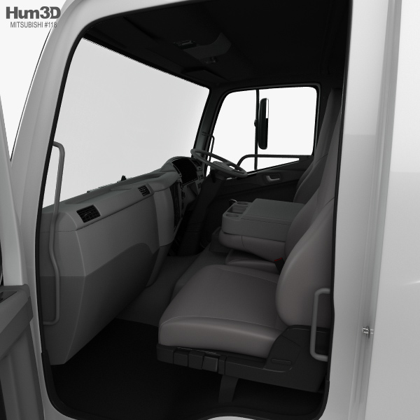 Mitsubishi Fuso Fighter (1024) Chassis Truck with HQ interior 2020 3D ...