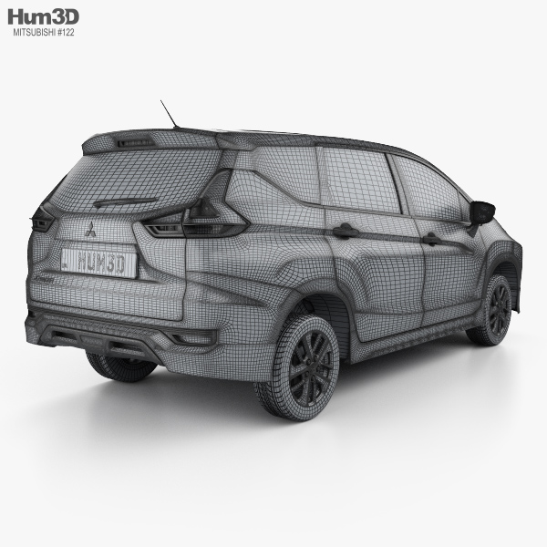 Mitsubishi Xpander Sport 2019 3D model - Download Wagon car on 3DModels.org