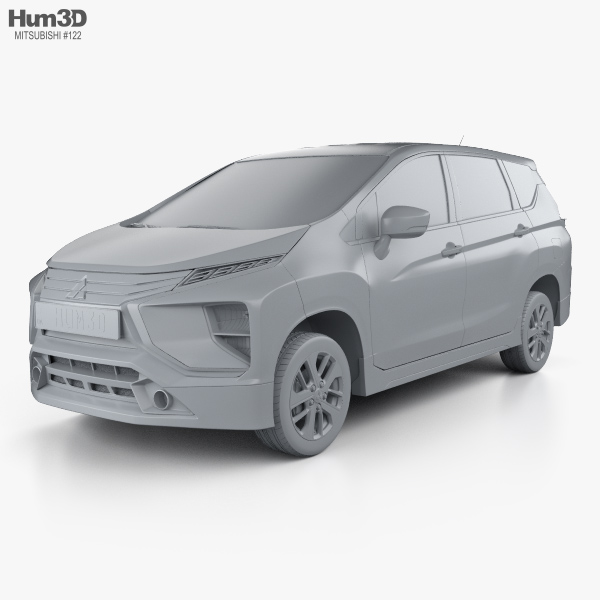 Mitsubishi Xpander Sport 2019 3D model - Download Wagon car on 3DModels.org