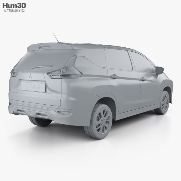 Mitsubishi Xpander Sport 2019 3D model - Download Wagon car on 3DModels.org