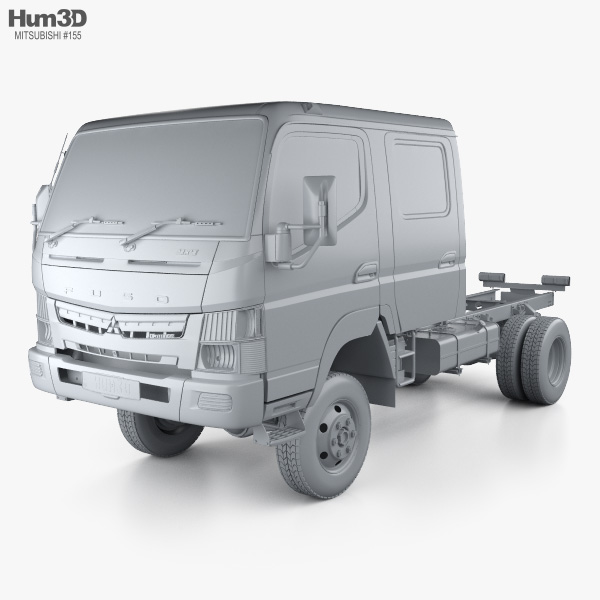 Mitsubishi Fuso Canter (FG) Wide Crew Cab Chassis Truck with HQ ...