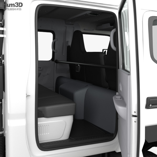Mitsubishi Fuso Canter (FG) Wide Crew Cab Chassis Truck with HQ ...