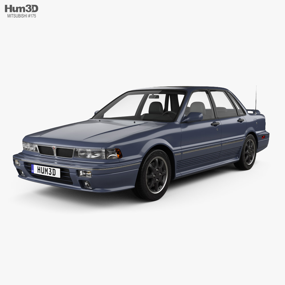 三菱・ギャラン 3Dモデル ダウンロード - 3DModels.org