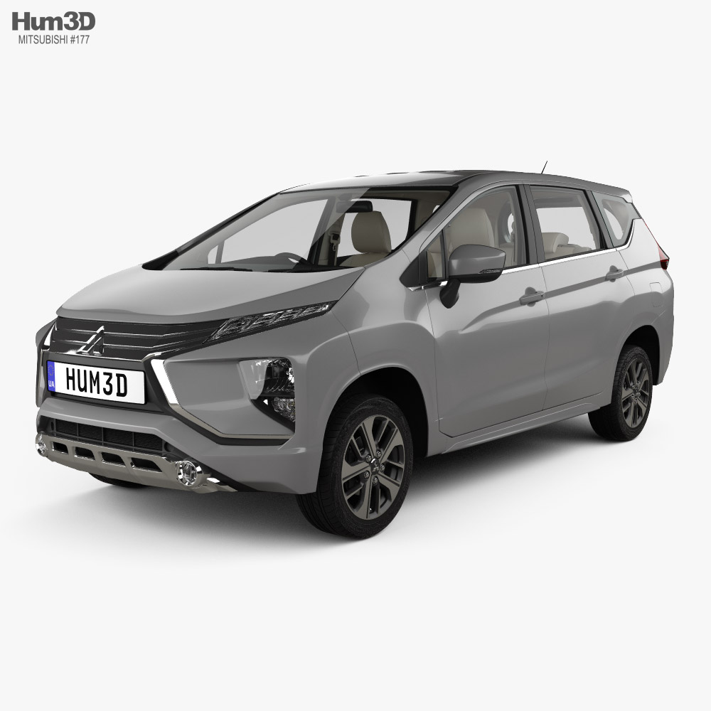Mitsubishi Xpander with HQ interior 2019 3D model - Download Wagon car ...