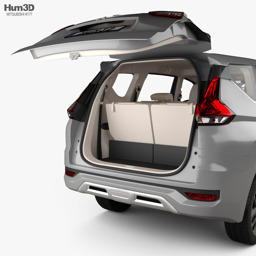 Mitsubishi Xpander with HQ interior 2019 3D model - Download Wagon car ...