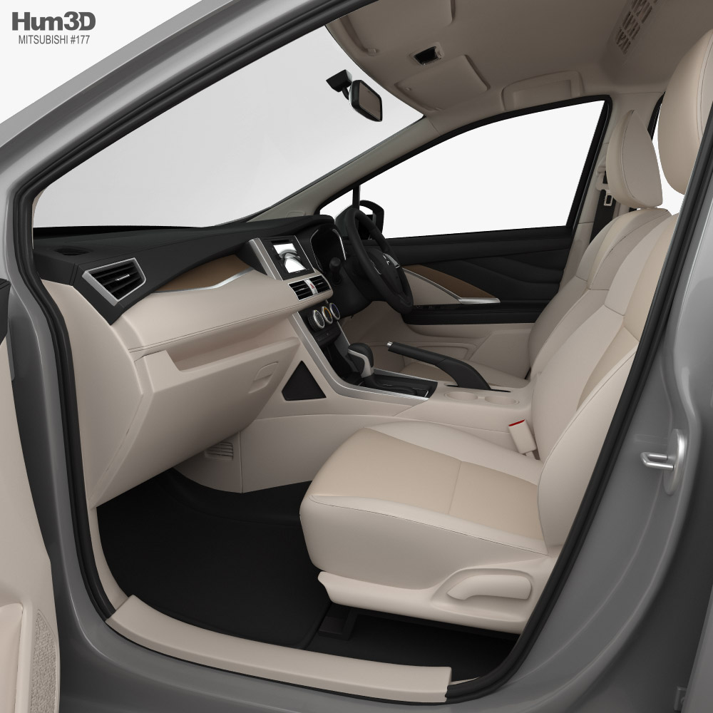 Mitsubishi Xpander with HQ interior 2019 3D model - Download Wagon car ...