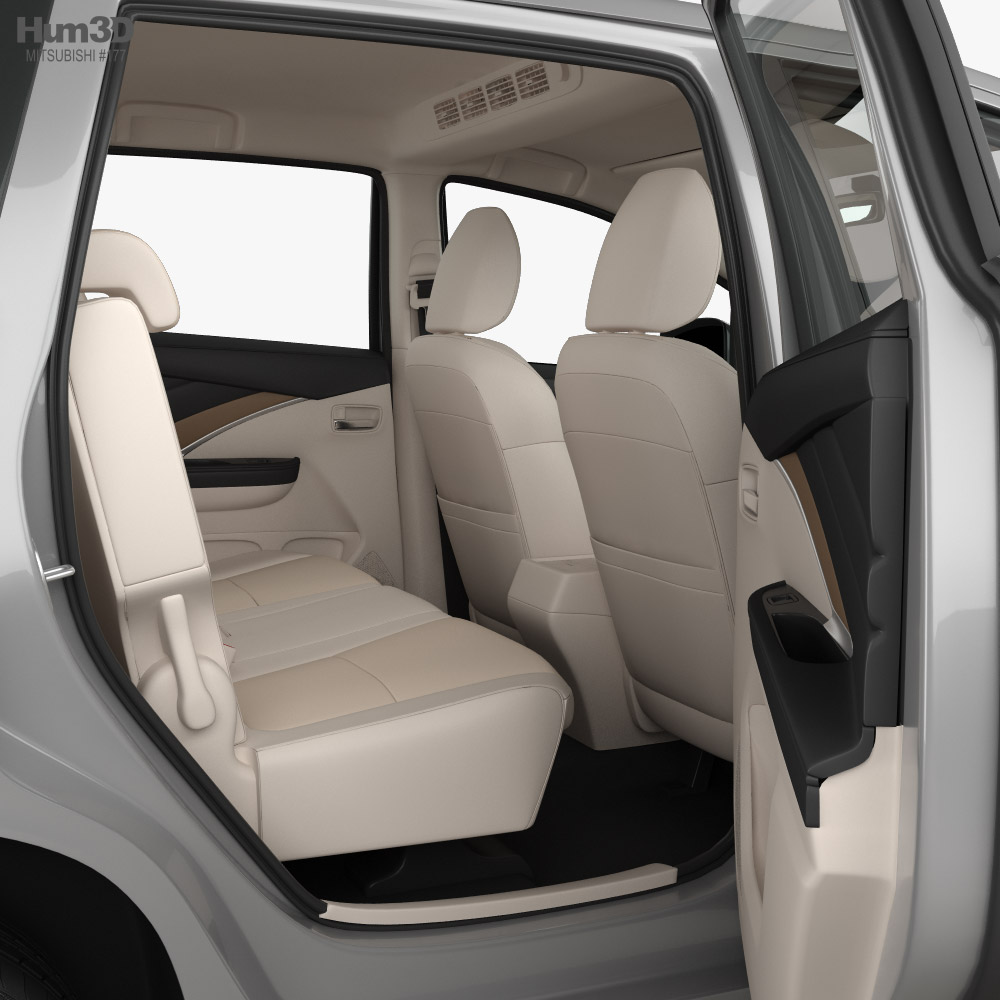 Mitsubishi Xpander with HQ interior 2019 3D model - Download Wagon car ...