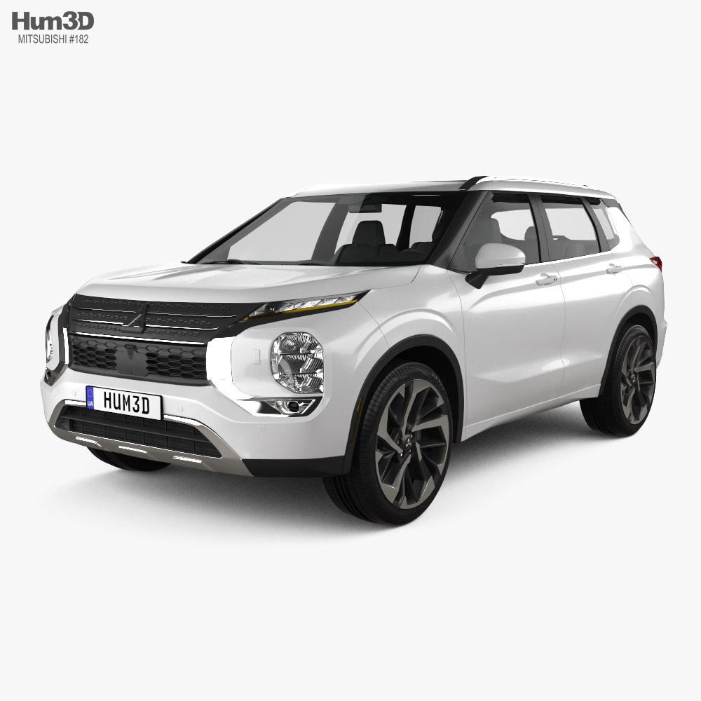 Mitsubishi Outlander SEL US-spec 2024 3D model - Download Crossover SUV ...
