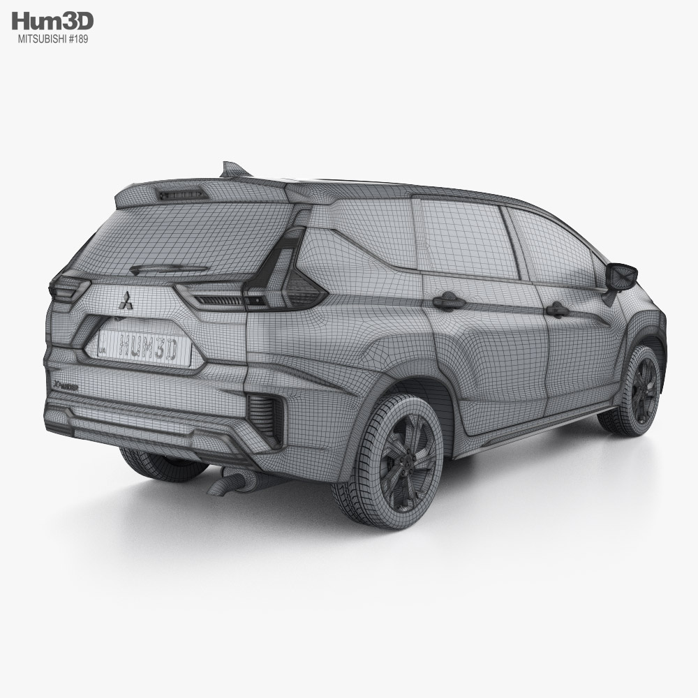 Mitsubishi Xpander 2024 3D model - Download Van on 3DModels.org