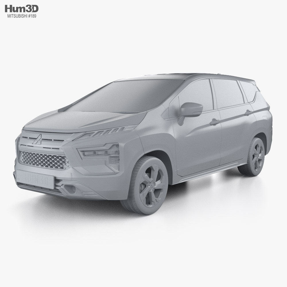 Mitsubishi Xpander 2024 3D 모델 - 다운로드 Van on 3DModels.org