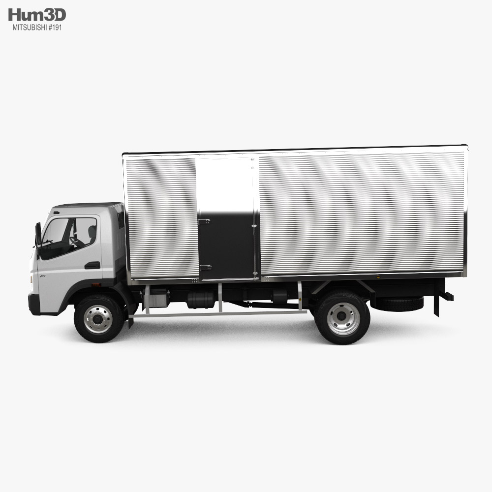Mitsubishi Fuso FI Box Truck 2025 3D model - Download Truck on 3DModels.org