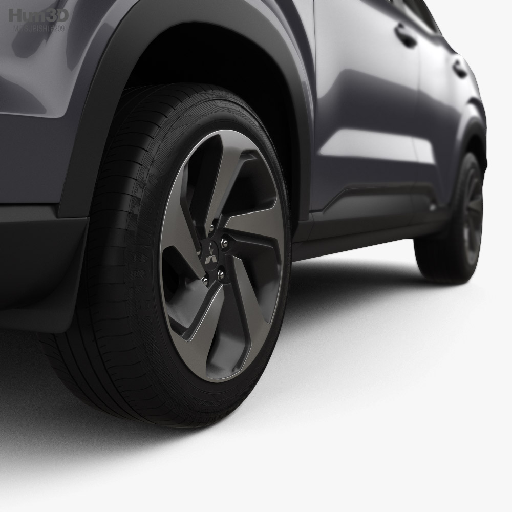 Mitsubishi Xforce 2025 3D model - Download Crossover SUV on 3DModels.org