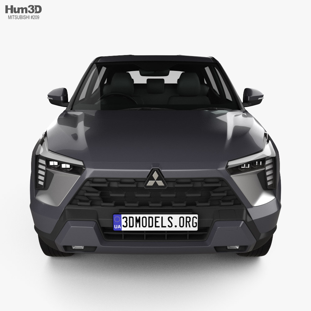 Mitsubishi Xforce 2025 3D model - Download Crossover SUV on 3DModels.org