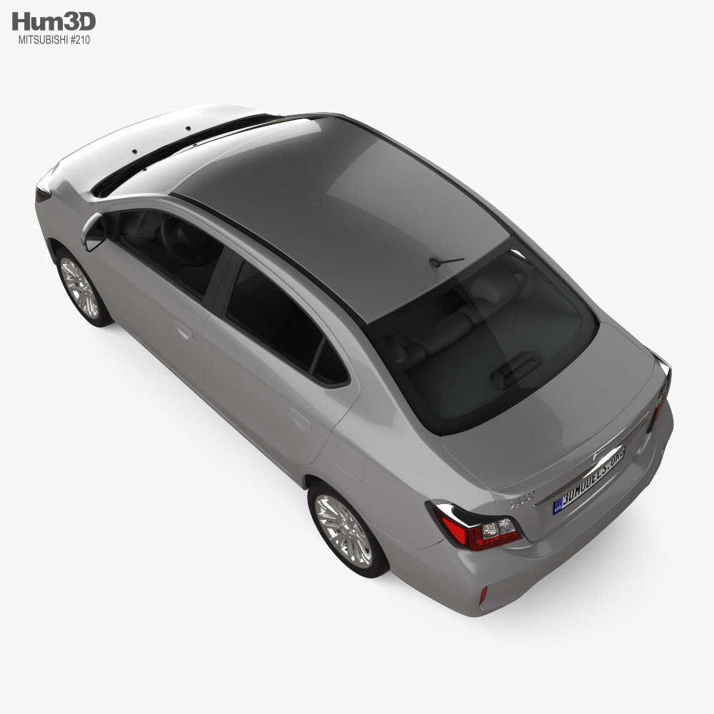 Mitsubishi Mirage G4 2024 3D model - Download Hatchback on 3DModels.org