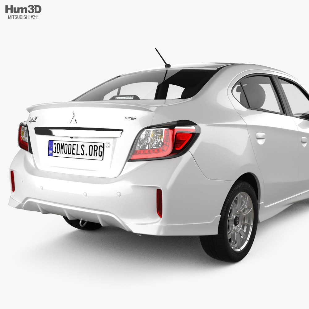 Mitsubishi Mirage G4 Special Edition 2024 3D model - Download Hatchback ...