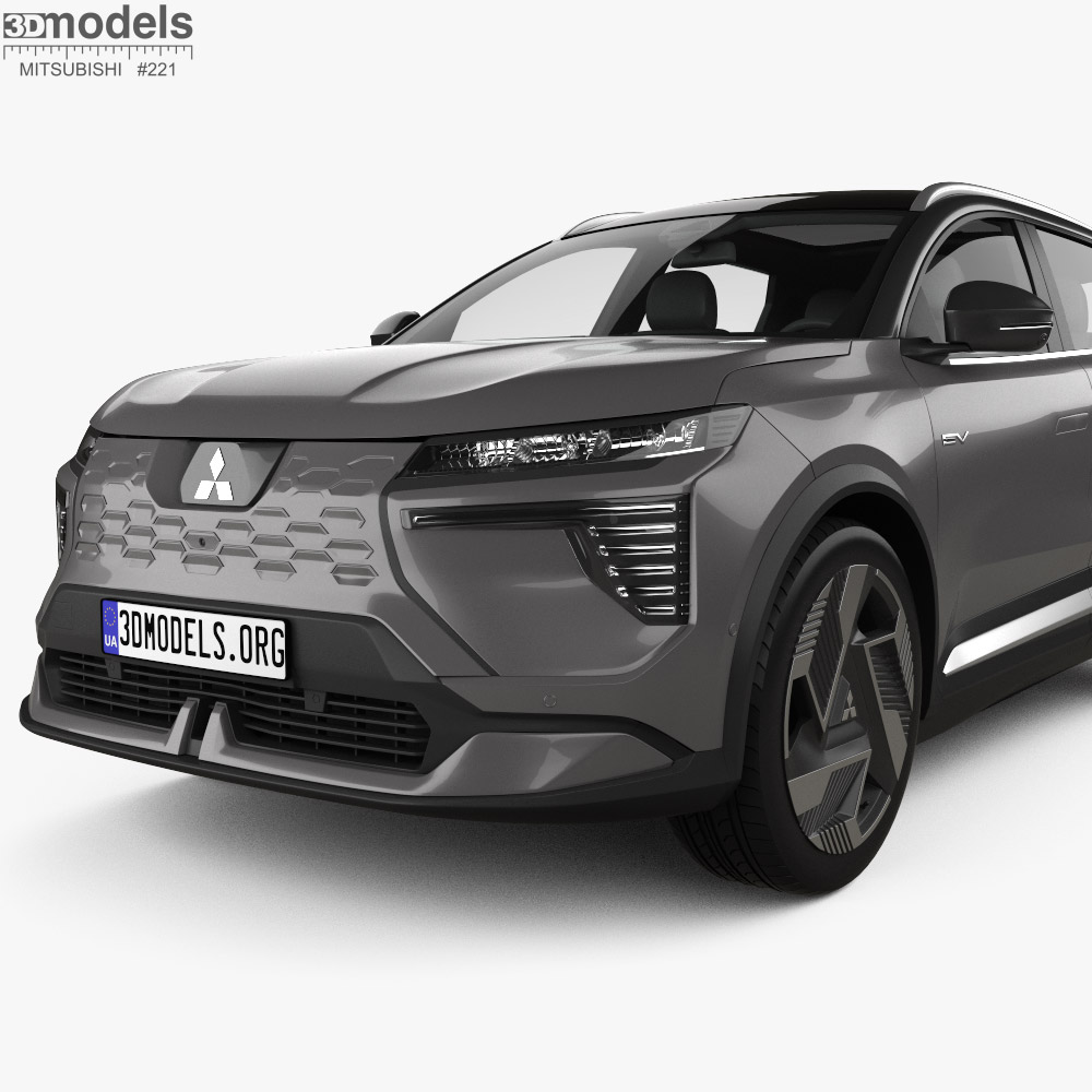 Mitsubishi Eclipse Cross EV 2026 3D 모델 - 다운로드 Crossover SUV on 3DModels.org