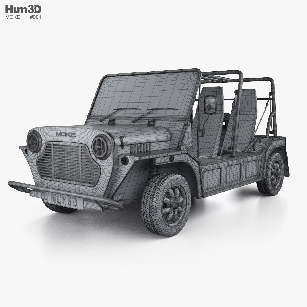 Moke Electric 2025 3D model - Download Sports car on 3DModels.org