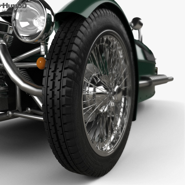 Morgan 3 Wheeler 2015 3D model - Download Sports car on 3DModels.org