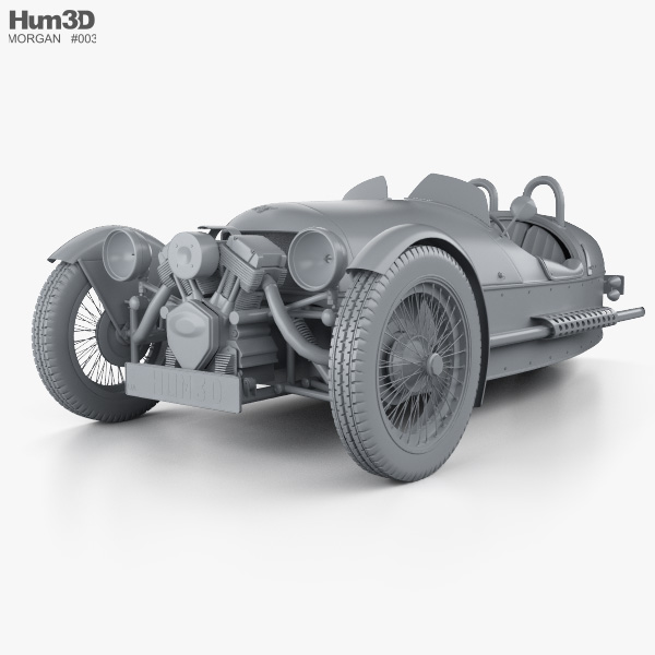 Morgan 3 Wheeler 2015 3D model - Download Sports car on 3DModels.org