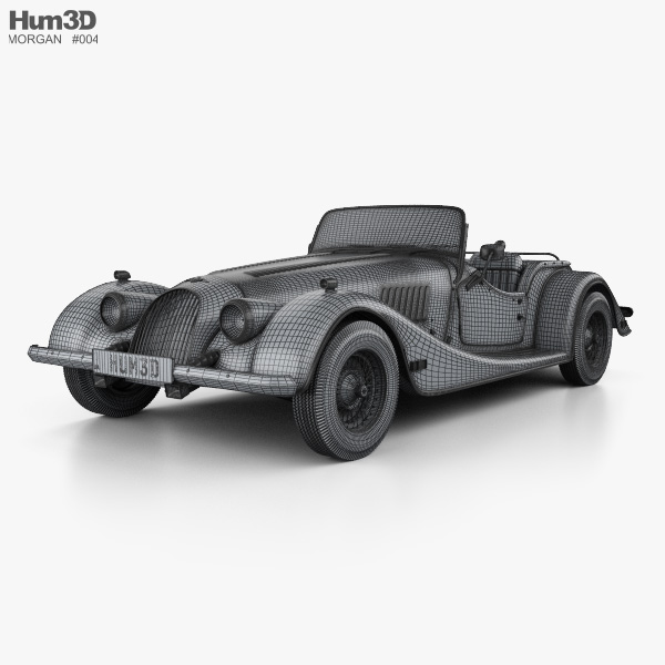 Morgan Plus 8 2004 3D model - Download Sports car on 3DModels.org