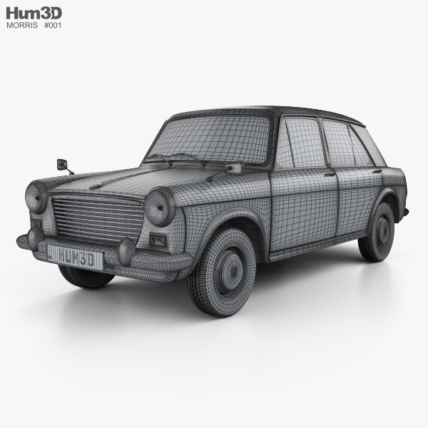 Morris 1100 (ADO16) 1962 3D model - Download Sedan on 3DModels.org