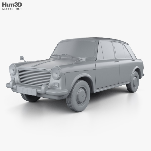 Morris 1100 (ADO16) 1962 3D model - Download Sedan on 3DModels.org