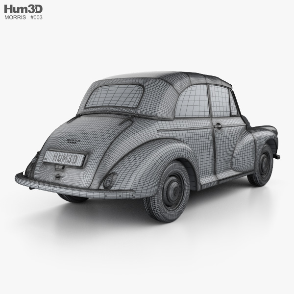 Morris Minor 1000 Tourer 1956 3D model - Download Sports car on ...