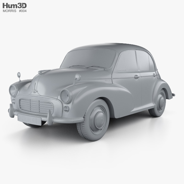 Morris Minor 1000 Saloon 1962 3D model - Download Sedan on 3DModels.org