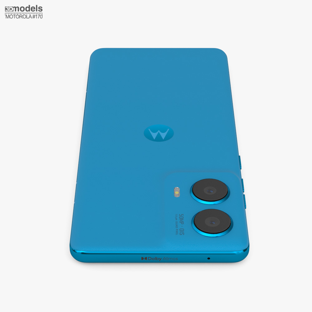 Pre-release Motorola Moto G96 Blue 3D model - Download Phones on ...