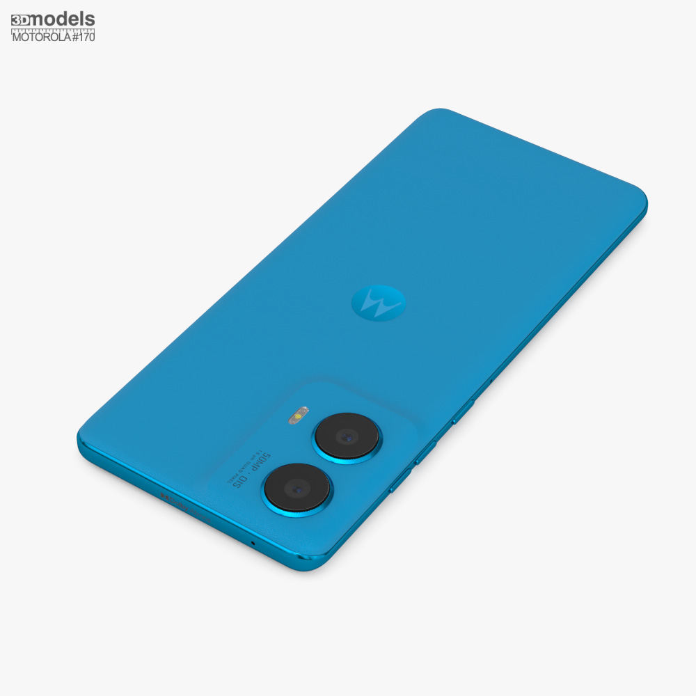 Pre-release Motorola Moto G96 Blue 3D model - Download Phones on ...