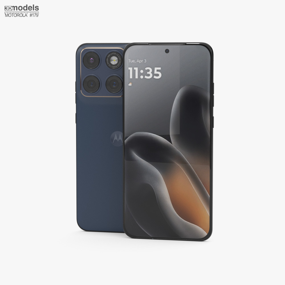 Motorola Edge 70 Fusion Pantone Silhouette 3D-Modell - Herunterladen ...