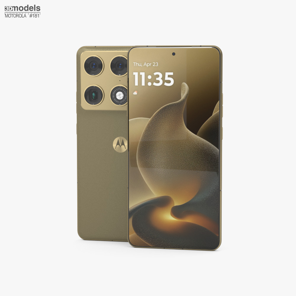 Motorola Signature Pantone Martini Olive 3D-Modell - Herunterladen ...