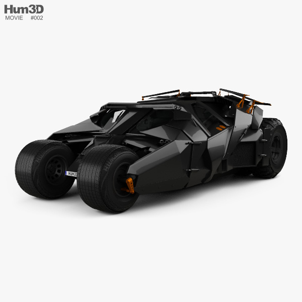 Batman car 3D Models Download - 3DModels.org