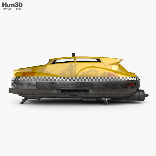 Taxi De la Película The Fifth Element Modelo 3D - Descargar Sports car ...