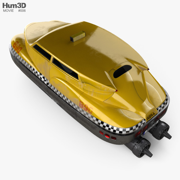 Taxi De la Película The Fifth Element Modelo 3D - Descargar Sports car ...