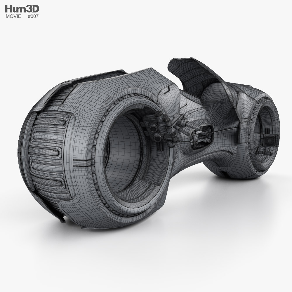 Tron Legacy Light Cycle 3D model - Download Motorcycle on 3DModels.org