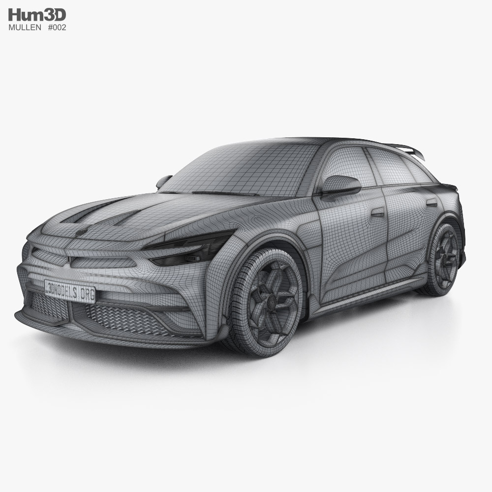 Mullen Five RS 2025 3D model - Download Crossover SUV on 3DModels.org