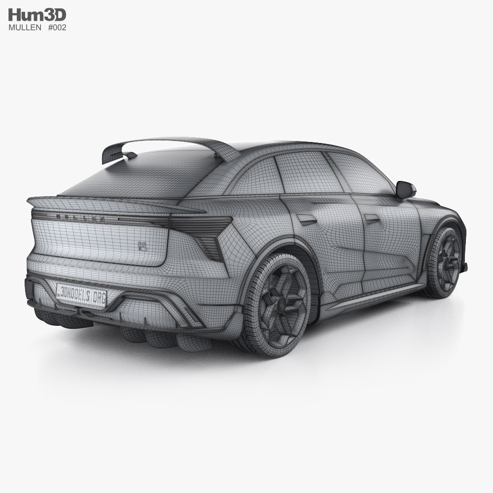Mullen Five RS 2025 3D model - Download Crossover SUV on 3DModels.org