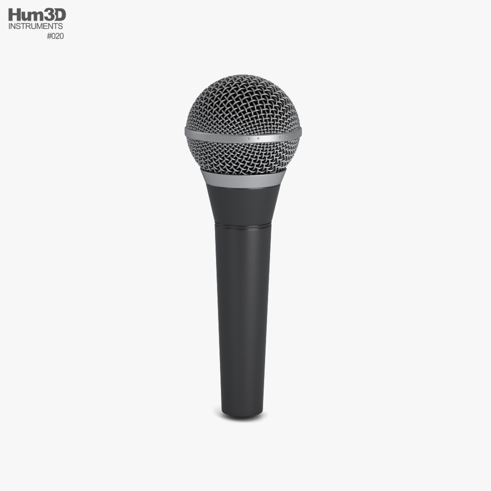 Microphone 3D model - Download Musical Instruments on 3DModels.org