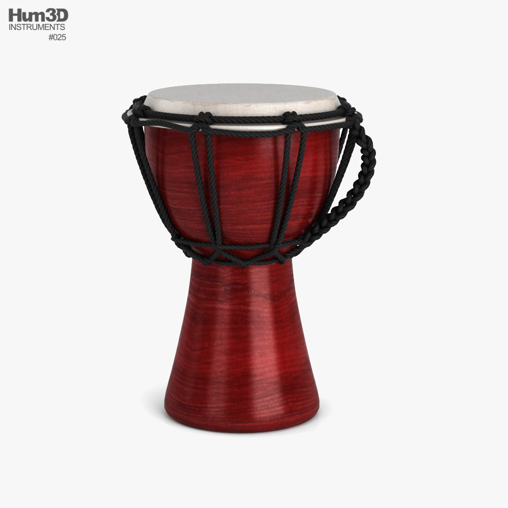 Yembé Modelo 3D - Descargar Instrumentos musicales on 3DModels.org