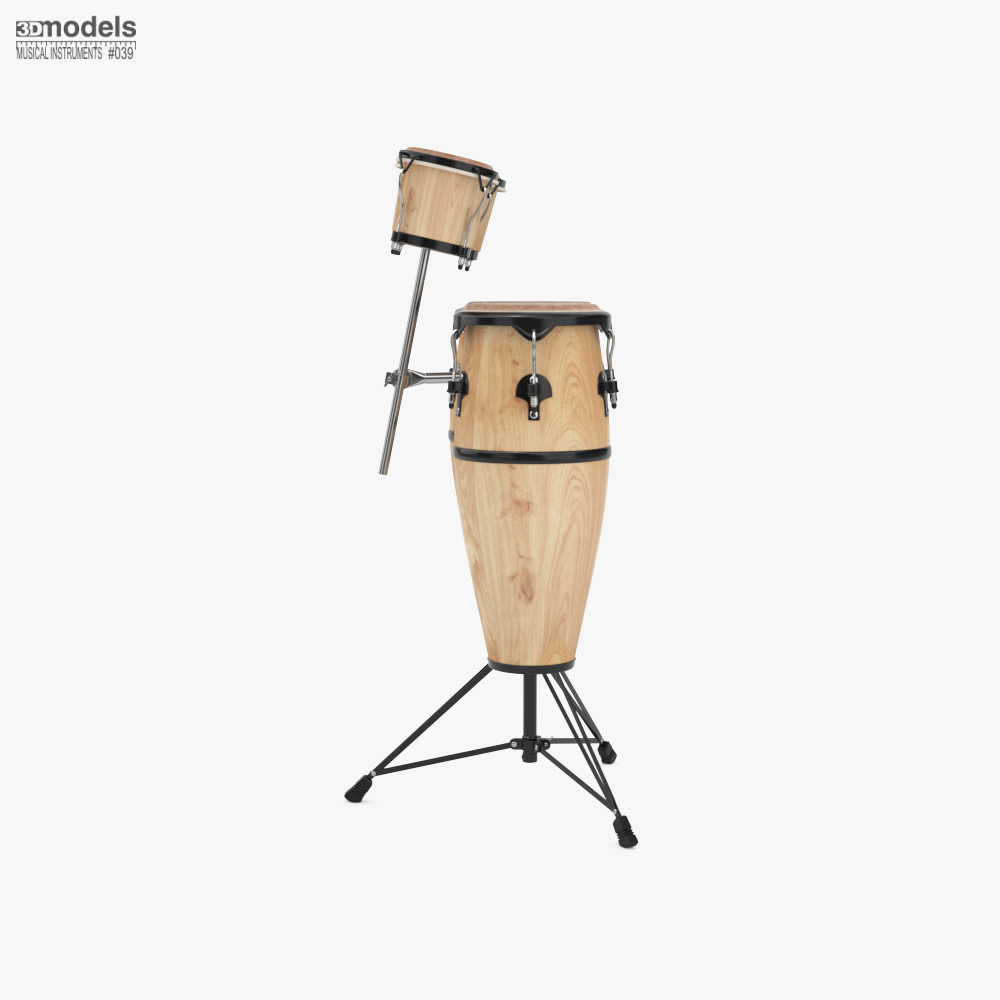 Set de Congas et Bongos Toca Synergy avec Support Modèle 3D ...