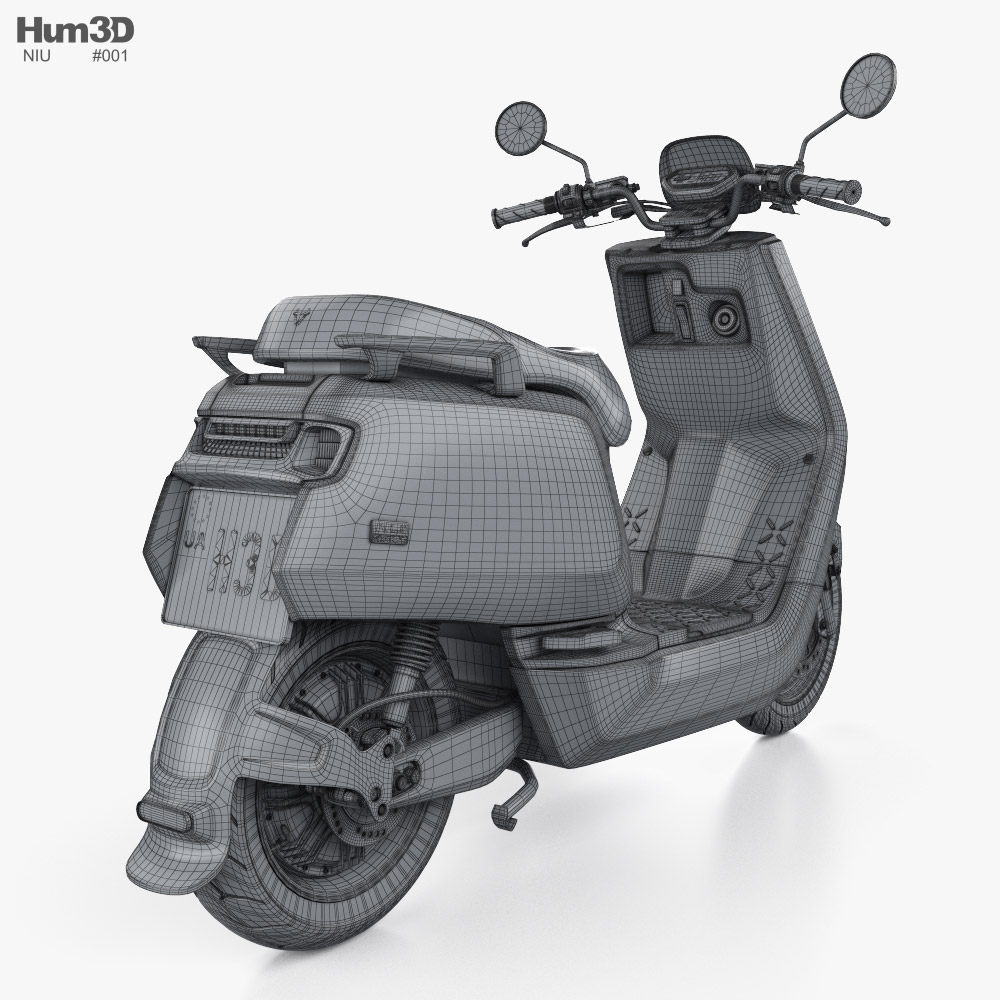 NIU NQi Sport 2025 3D model - Download Motorcycle on 3DModels.org