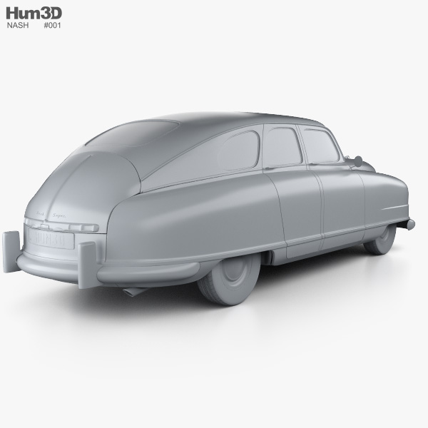 Nash Ambassador 1949 Modelo 3D - Descargar Wagon car on 3DModels.org