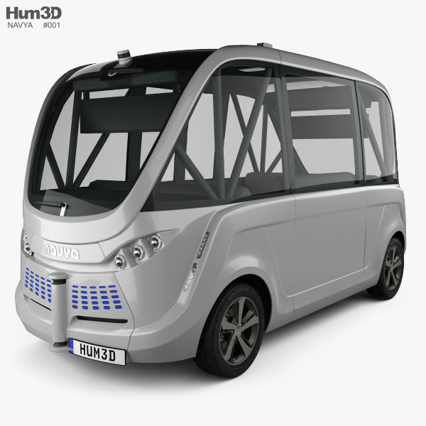 Navya Bus 3D Models for Download - 3DModels.org
